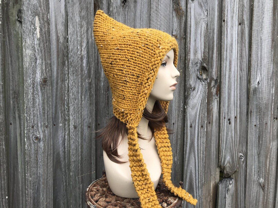 Chunky Knit Hat Womens Hat Mens Hat Winter Hat Adult Pixie - Etsy