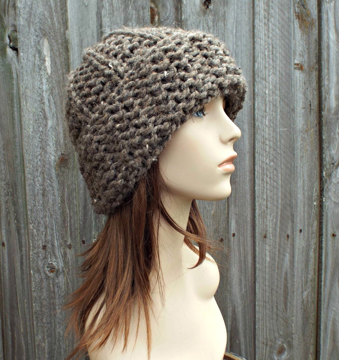 Chunky Knit Hat Pattern Knitting Pattern Knit Beanie - Etsy
