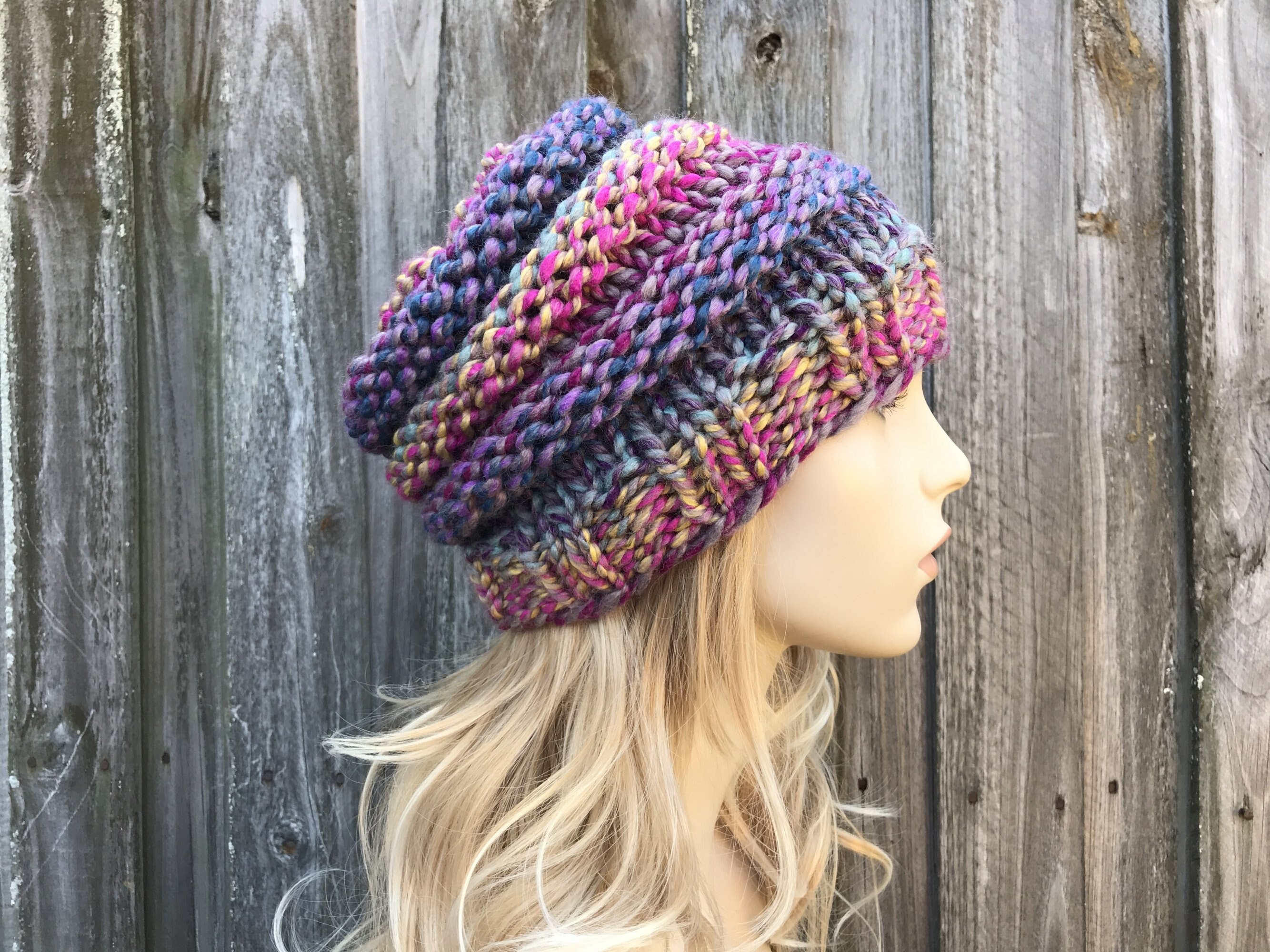 Chunky Knit Hat, Womens Hat, Mens Hat, Winter Hat, Knit Beanie, Knit ...