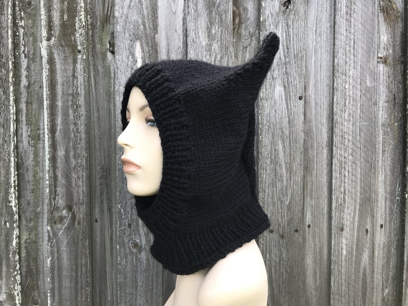Knit Hat Pattern Cat Balaclava Pattern Knit Cat Hat Pattern | Etsy