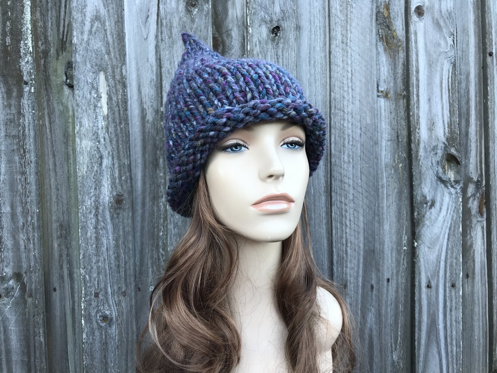 Witch Hat, Wizard Hat, Halloween Costume, Gnome Hat, Elf Hat, Chunky ...