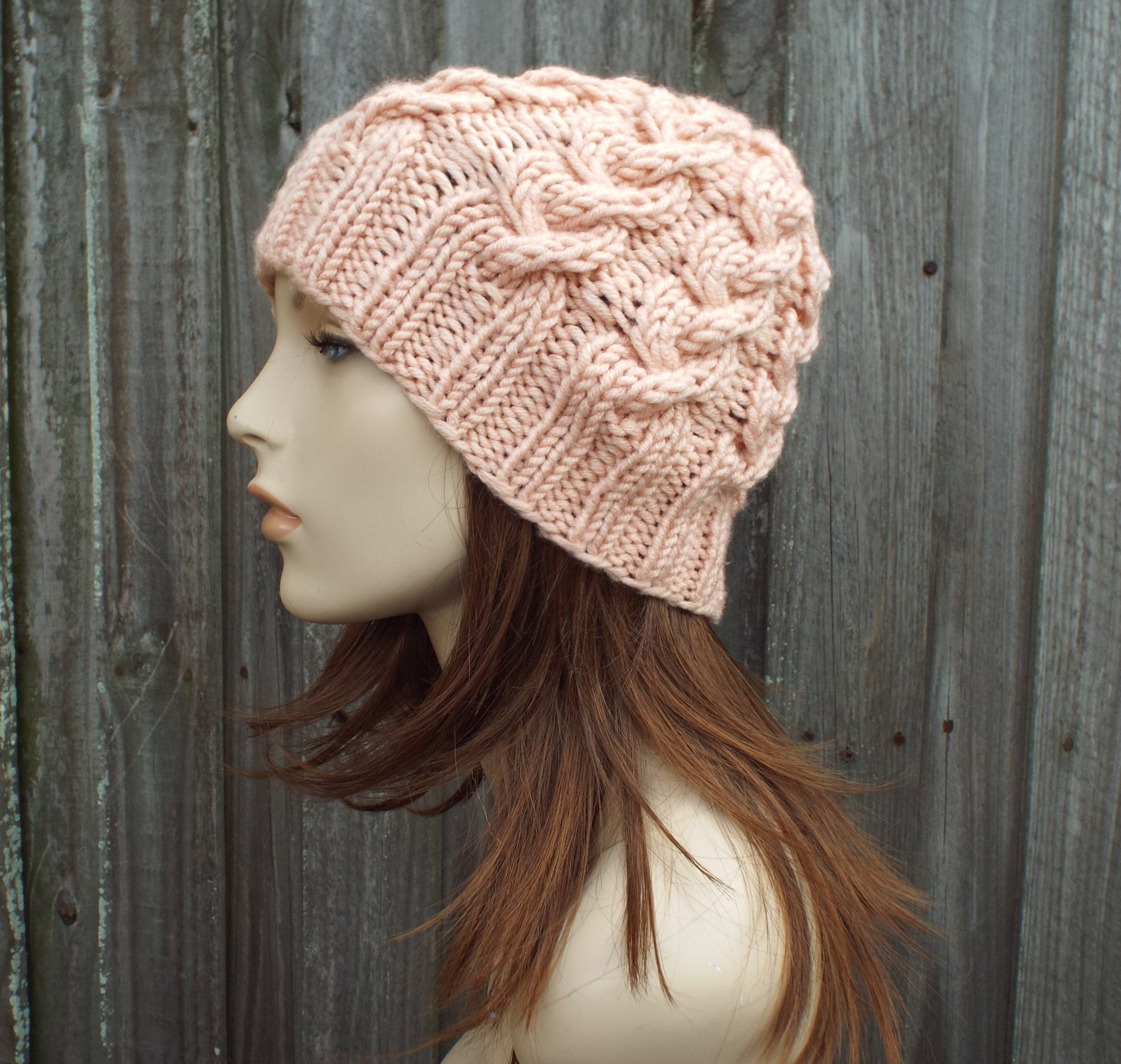 Knitted Hat Pattern Cable Hat Knitting Pattern Knitted | Etsy