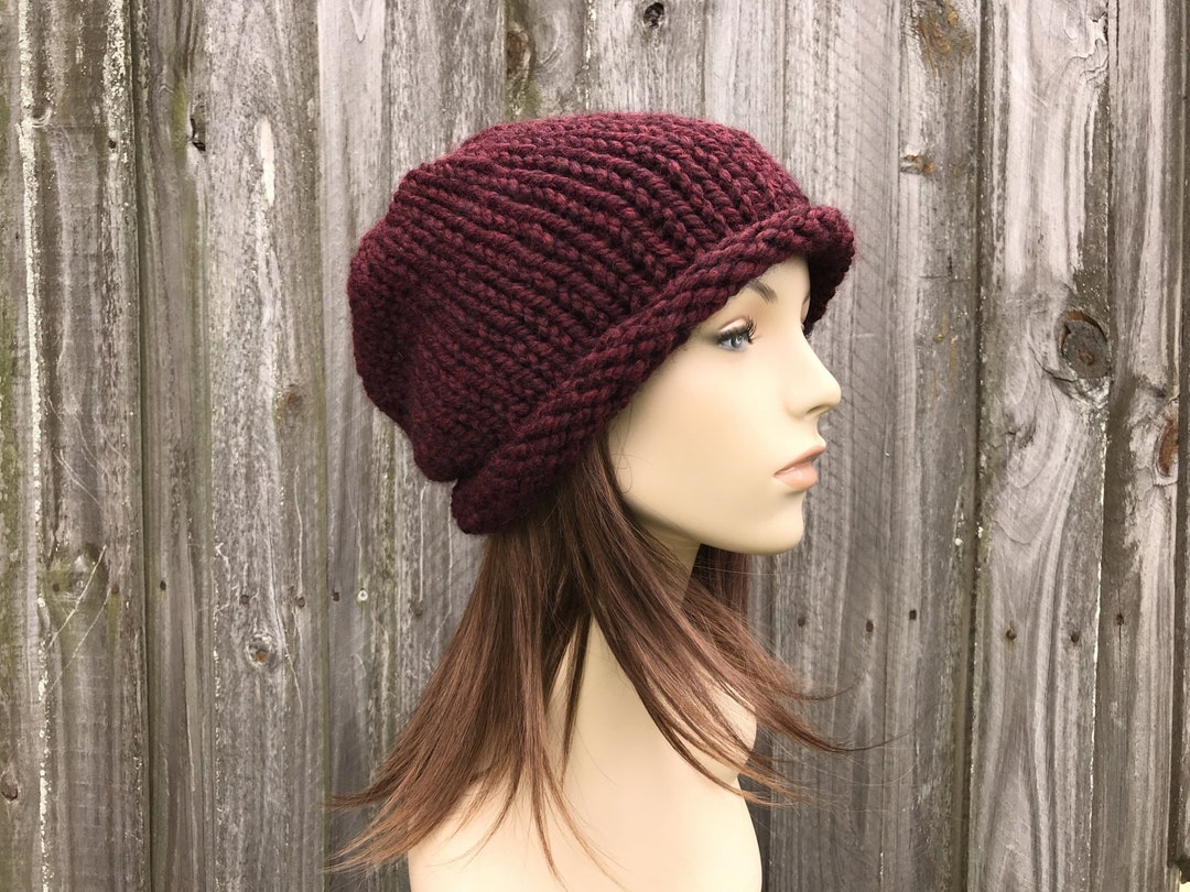 Chunky Knit Hat, Womens Hat, Mens Hat, Winter Hat, Knit Beanie, Knit ...