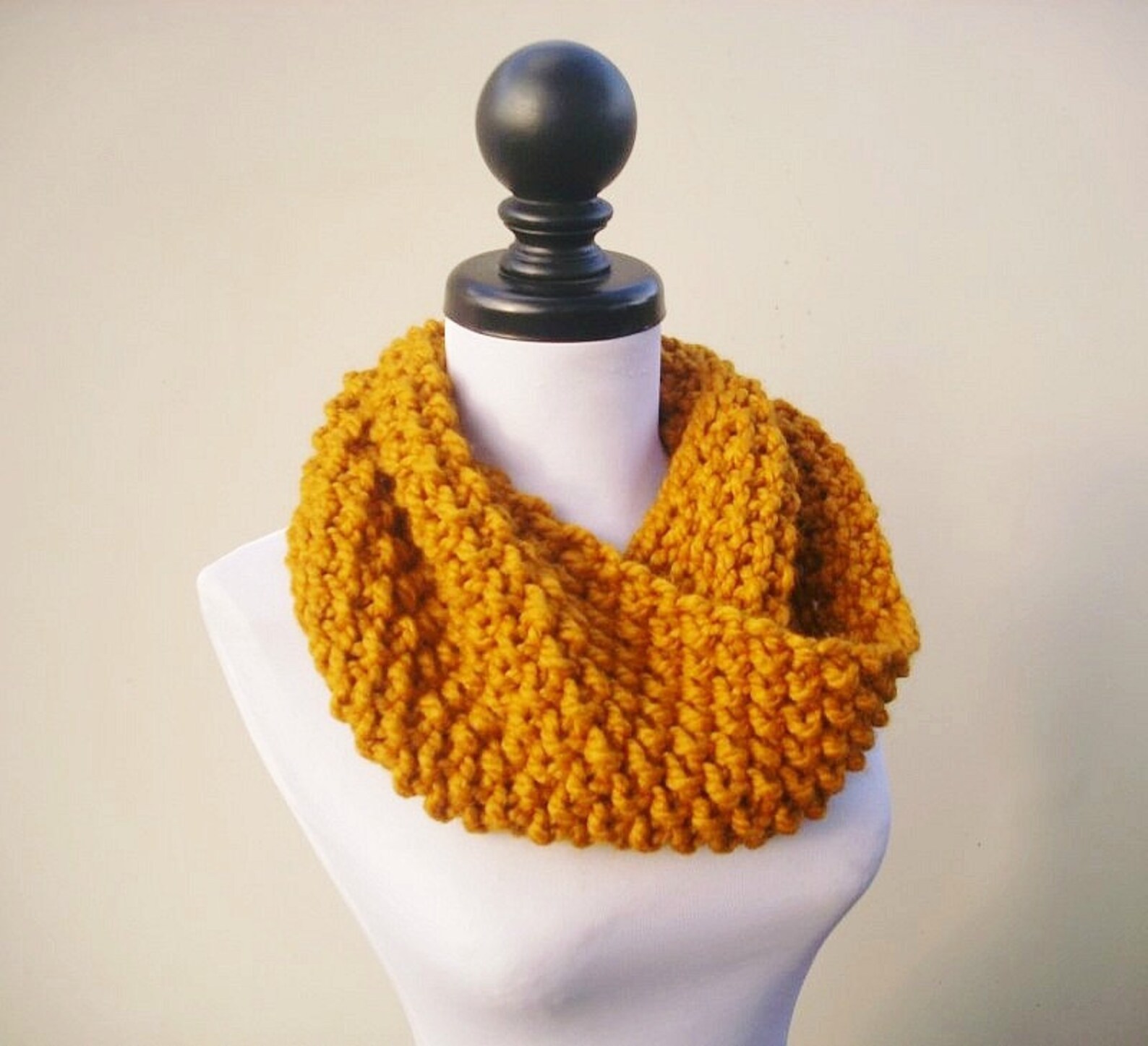 Hand Knit Cowl Scarf Knit Cowl Knitted Scarf for Women or - Etsy