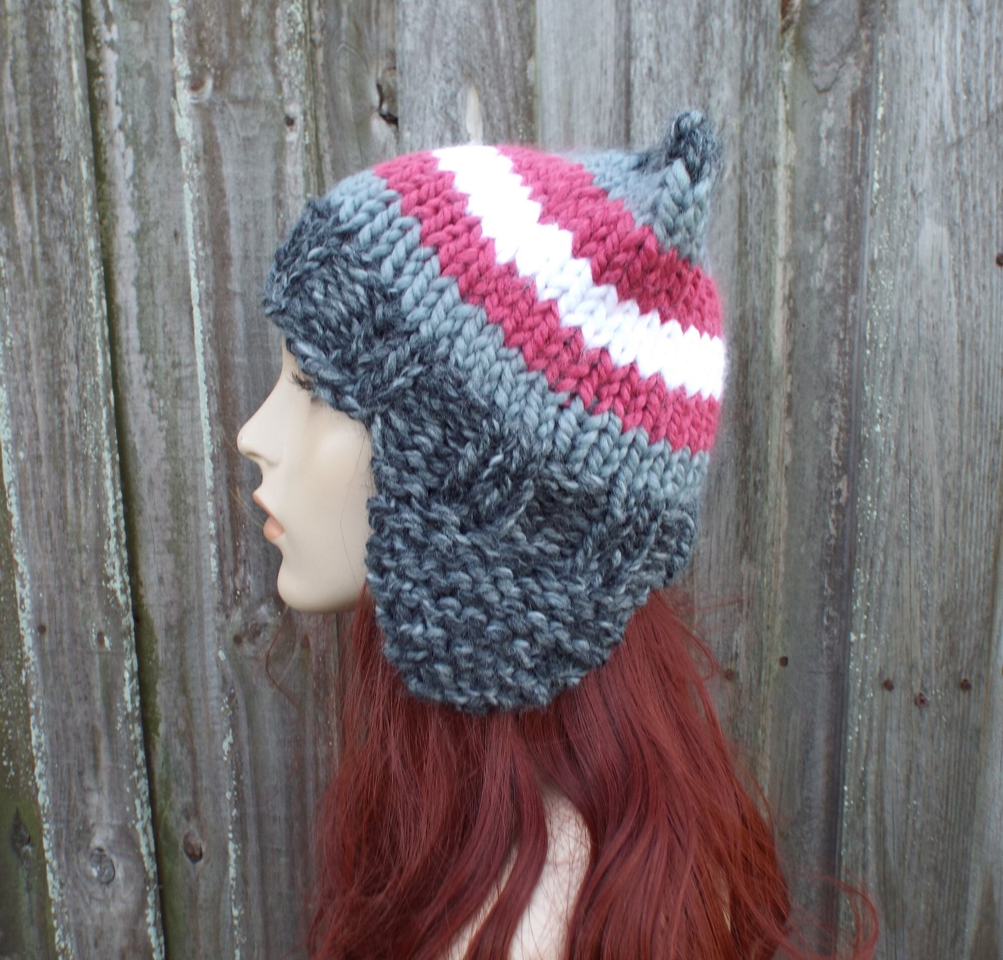 Chunky Knit Hat Demi Girl Hat Nonbinary Hat Non Binary Hat | Etsy