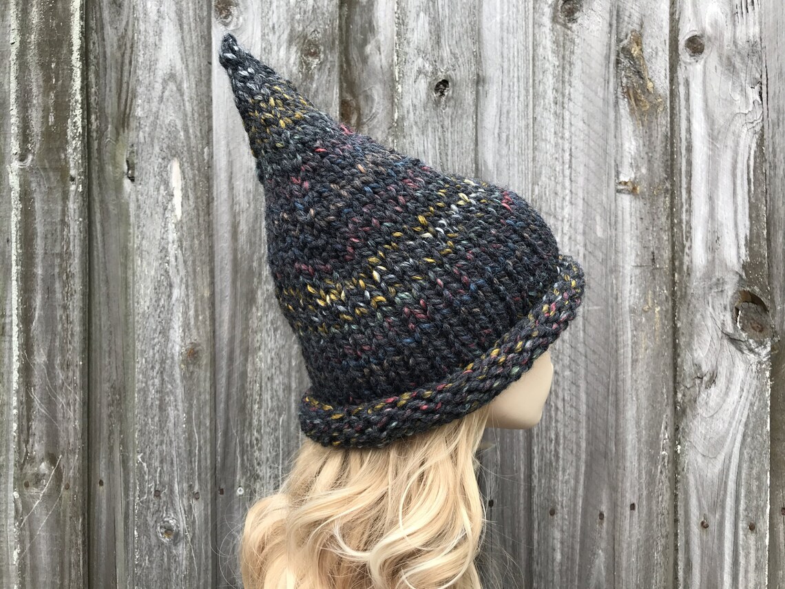Rainbow Witch Hat, Wizard Hat, Halloween Costume, Womens Hat, Mens Hat ...