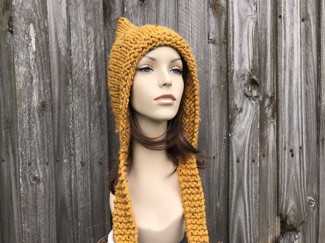 Chunky Knit Hat Womens Hat Mens Hat Winter Hat Adult Pixie - Etsy