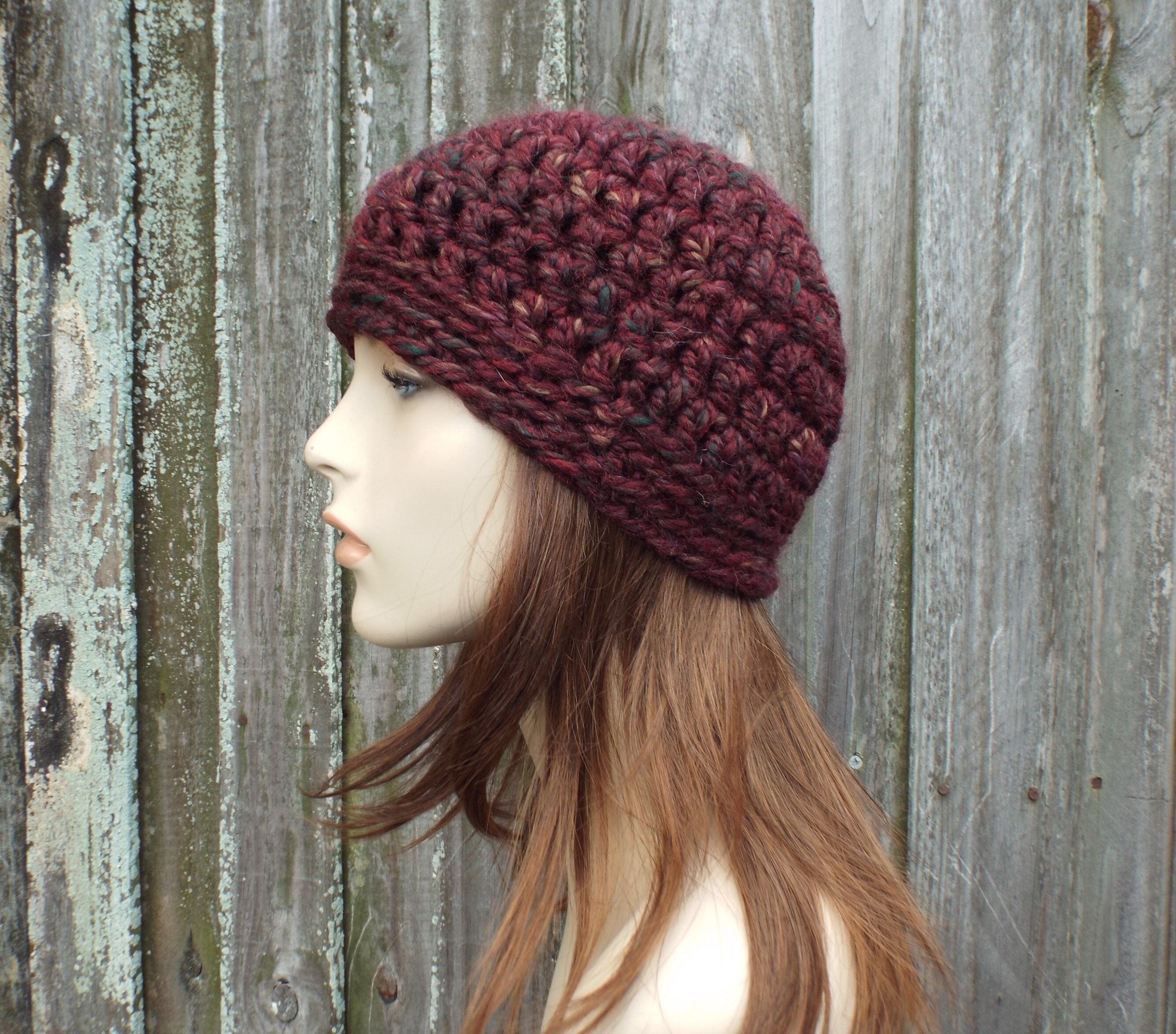 Chunky Crochet Hat, Womens Hat, Mens Hat, Winter Hat, Crochet Beanie ...