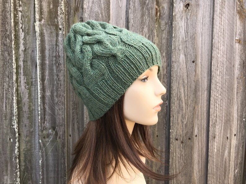 Cable Knit Hat Pattern Cable Hat Pattern Knitting Pattern - Etsy