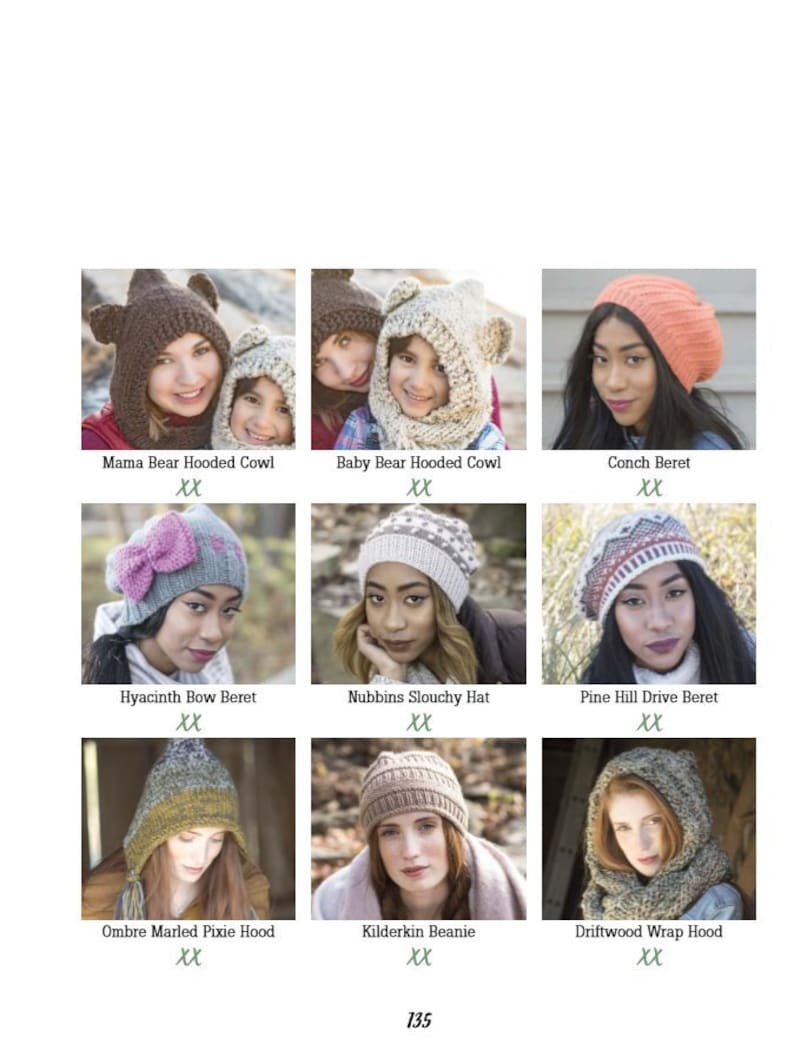 Autographed Knitting Pattern Book - Knockout Knit Hats and Hoods 30 ...