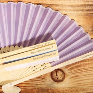 Personalized Custom Fans,wedding Party, Special Event, Gift for ...