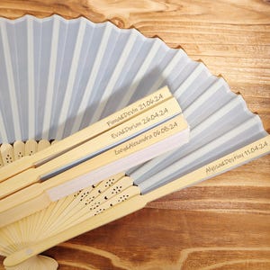 Personalized Custom Fans,wedding Party, Special Event, Gift for ...