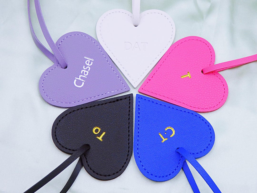 Personalized Bag Charm * Custom Bag Charm * Leather Bag Charm * Bag Tag ...