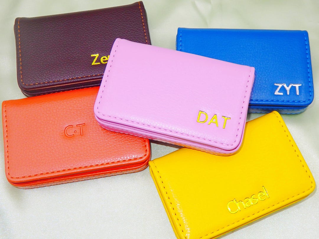 Personalized Card Case * Custom Card Case * Leather Card Case * Credit ...