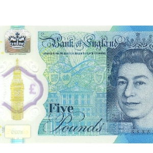 UK Bank Notes Money Currency Edible Icing Cake Decoration Topper ...