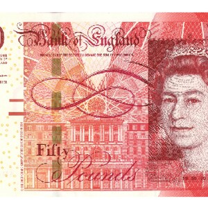 UK Bank Notes Money Currency Edible Icing Cake Decoration Topper ...