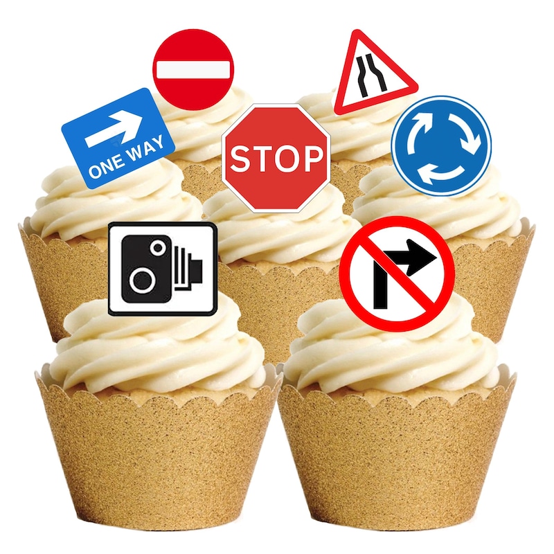 Traffic Cake Decorations - Etsy UK