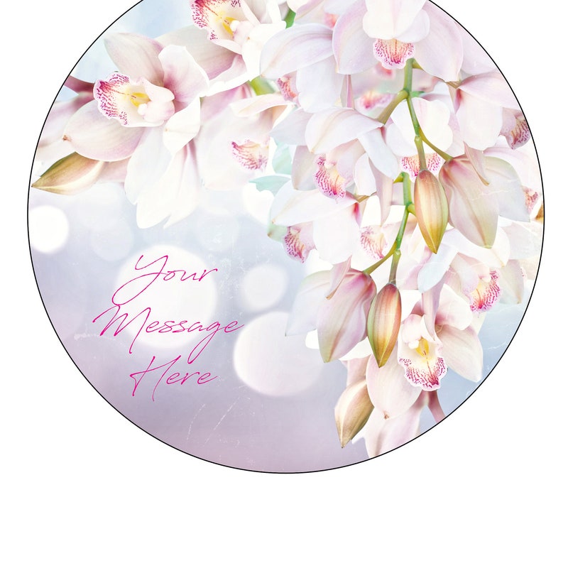 Orchid Cake Topper - Etsy