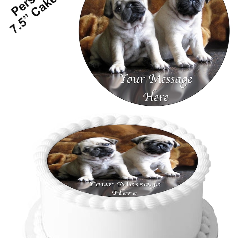Pug Wedding Cake Topper - Etsy