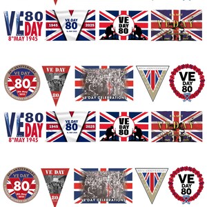 27 Stand up VE Day UNION JACK Victory Remembrance WW2 Edible Wafer ...