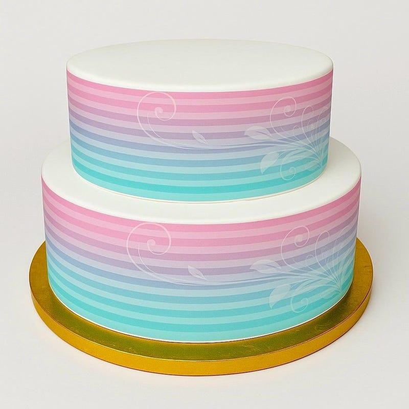 Icing Swirls Cake - Etsy UK