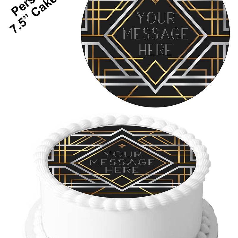 Art Deco Cake Topper - Etsy