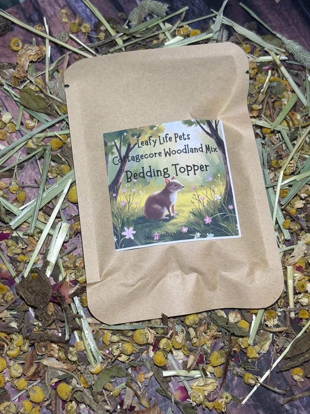 Cottagecore Woodland Mix – Forest-inspired Bedding Topper - Etsy