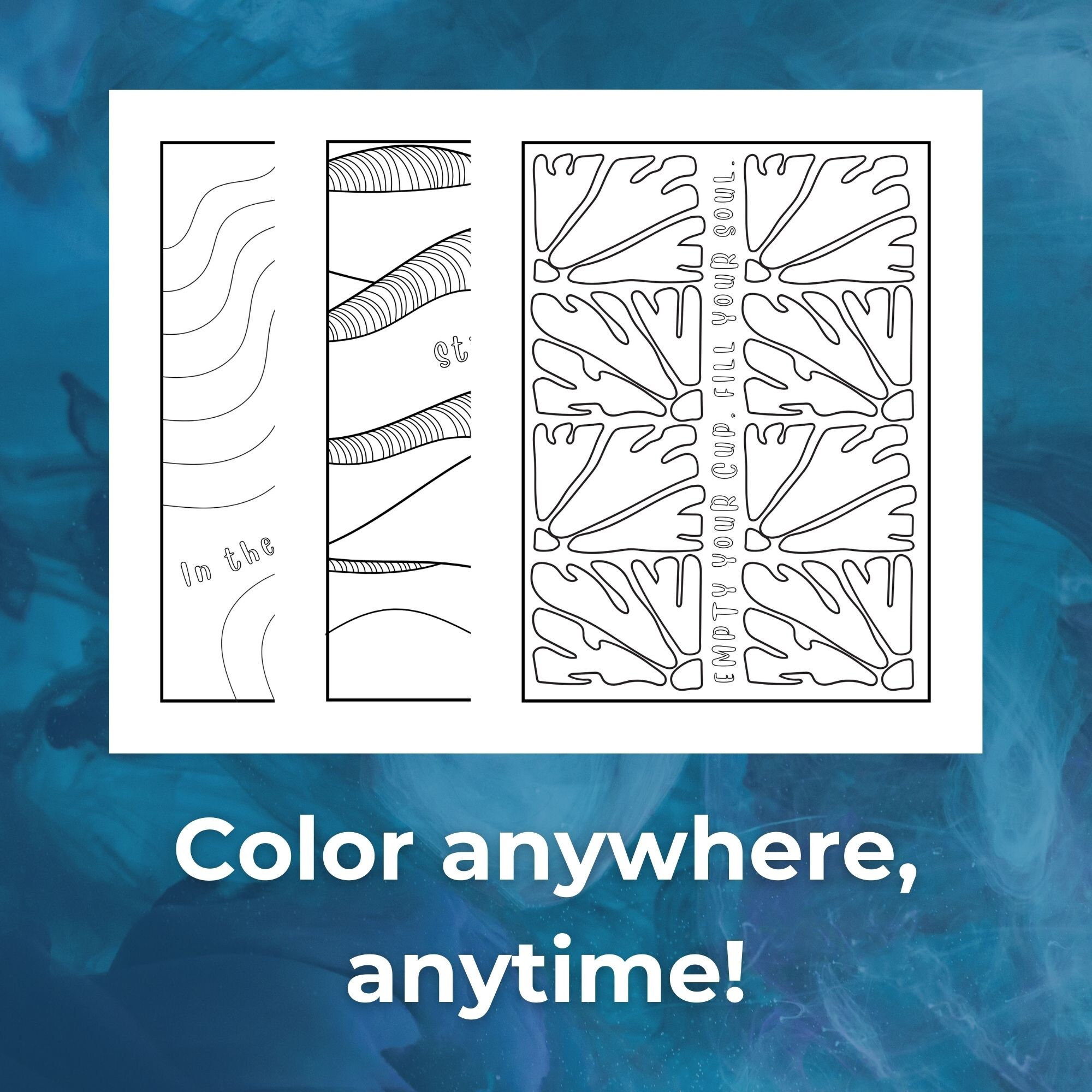 Mental Health Coloring Pages, Self Care Coloring Sheets, Printable ...