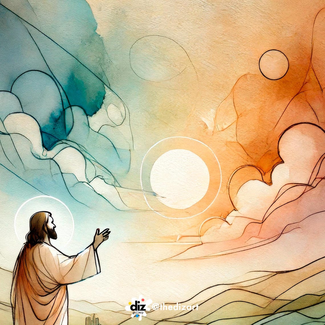 The Sermon on the Mount – Printable Christian Wall Art, Spiritual Home ...