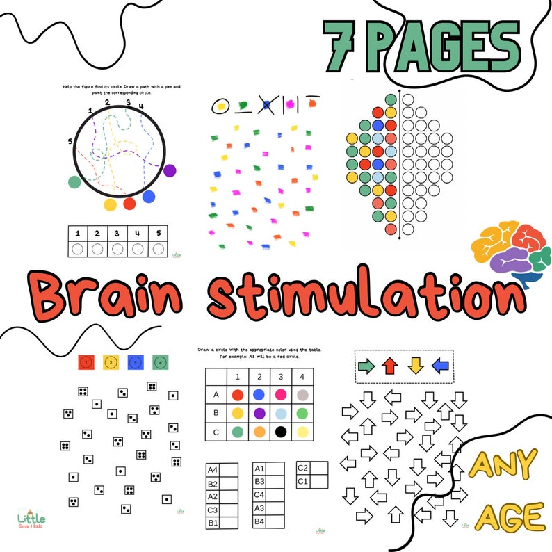 Brain Stimulation for Development Through Play| Bright Coloring Pages ...