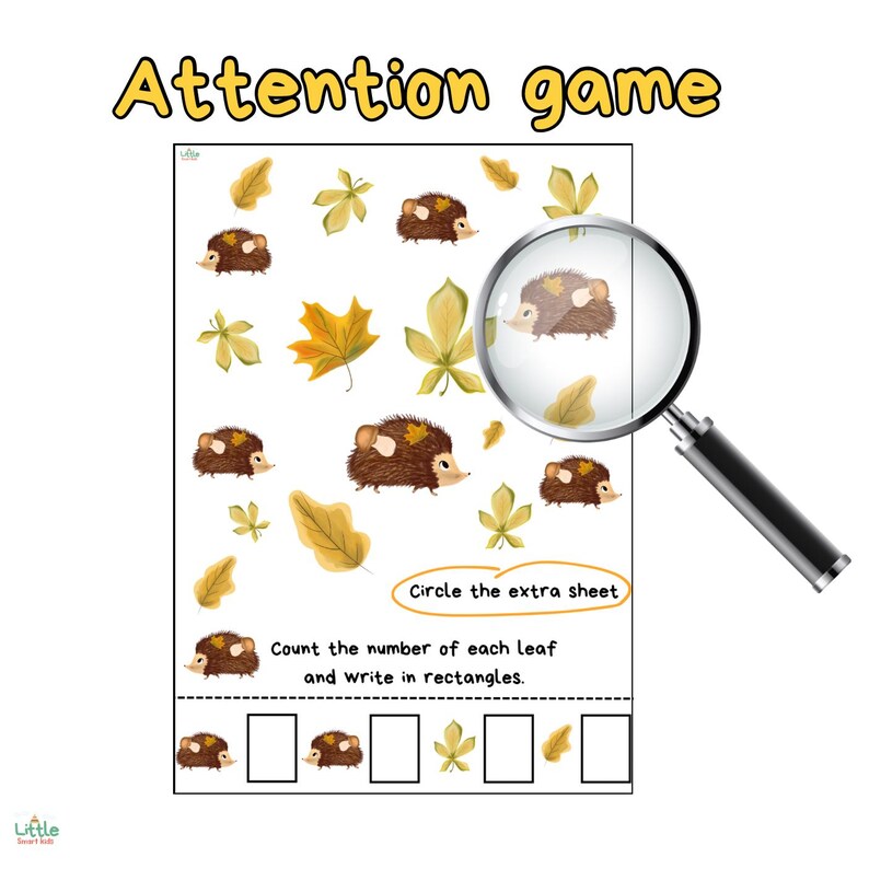 Pre-k Autumn| Fall Activities| Preschool Printables| Learning to Count ...