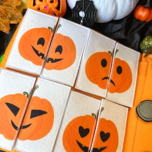 Halloween Quiet Book | Montessori Busy Book for Toddlers 2-5 | Felt ...
