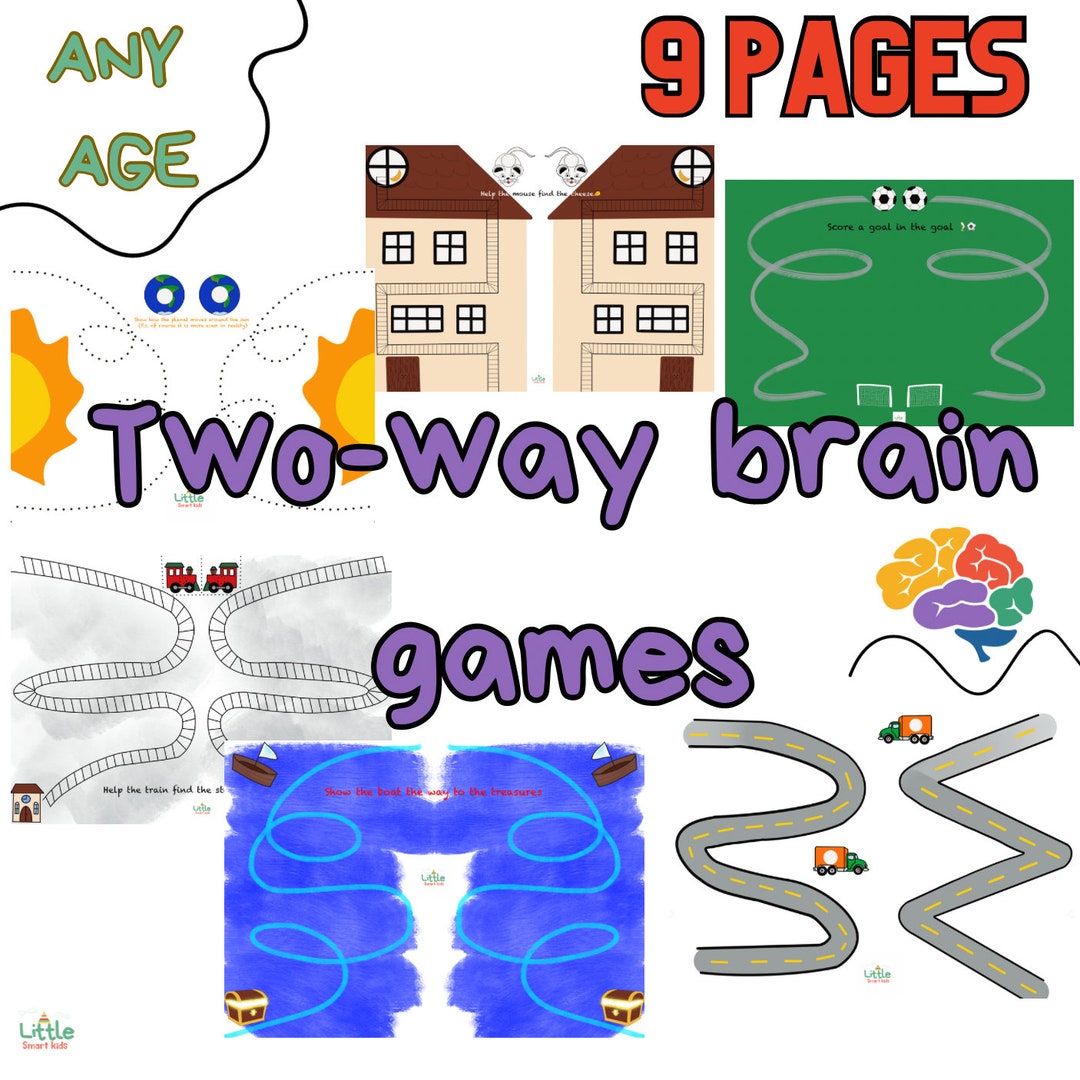 Two-way Games for Brain Development. Interhemispheric Games. Attention ...