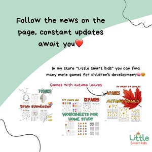 Pre-k Autumn| Fall Activities| Preschool Printables| Learning to Count ...