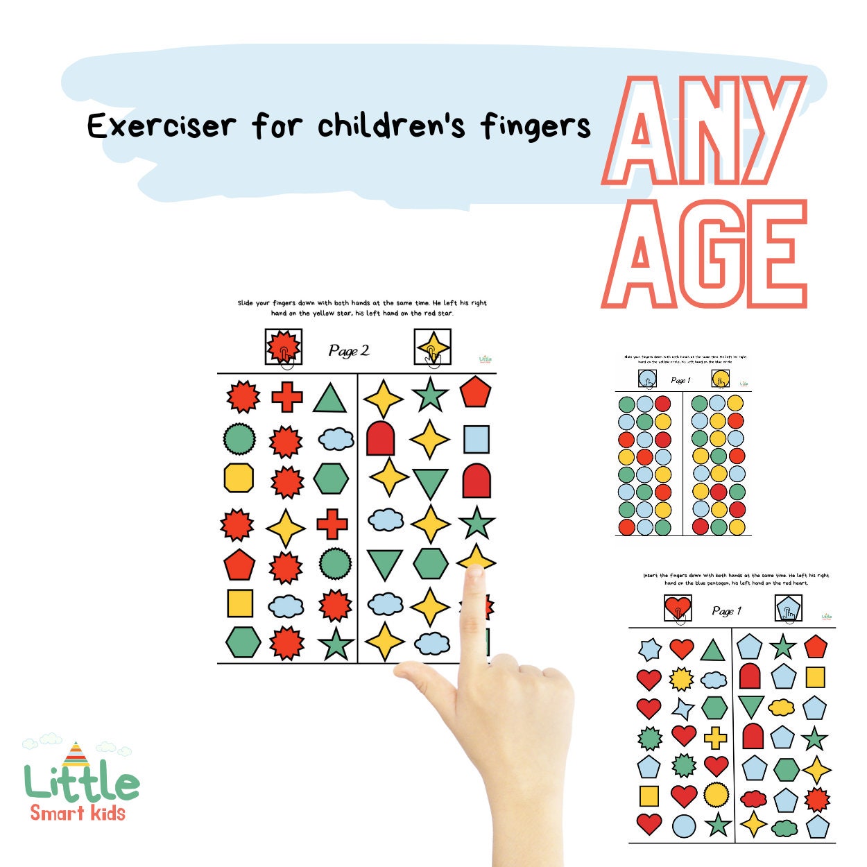 Neurogame| Games With Shapes for Brain Development| Game for 2 Hands ...