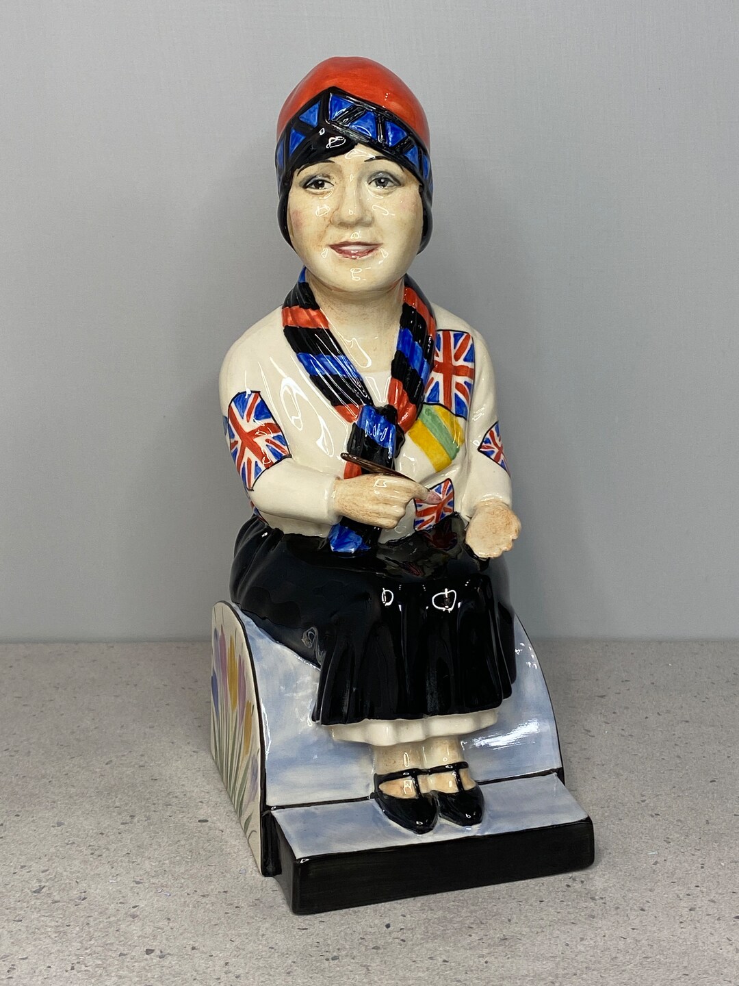 Rare Large Clarice Cliff Toby Jug by Kevin Francis Peggy Davies, Artist ...