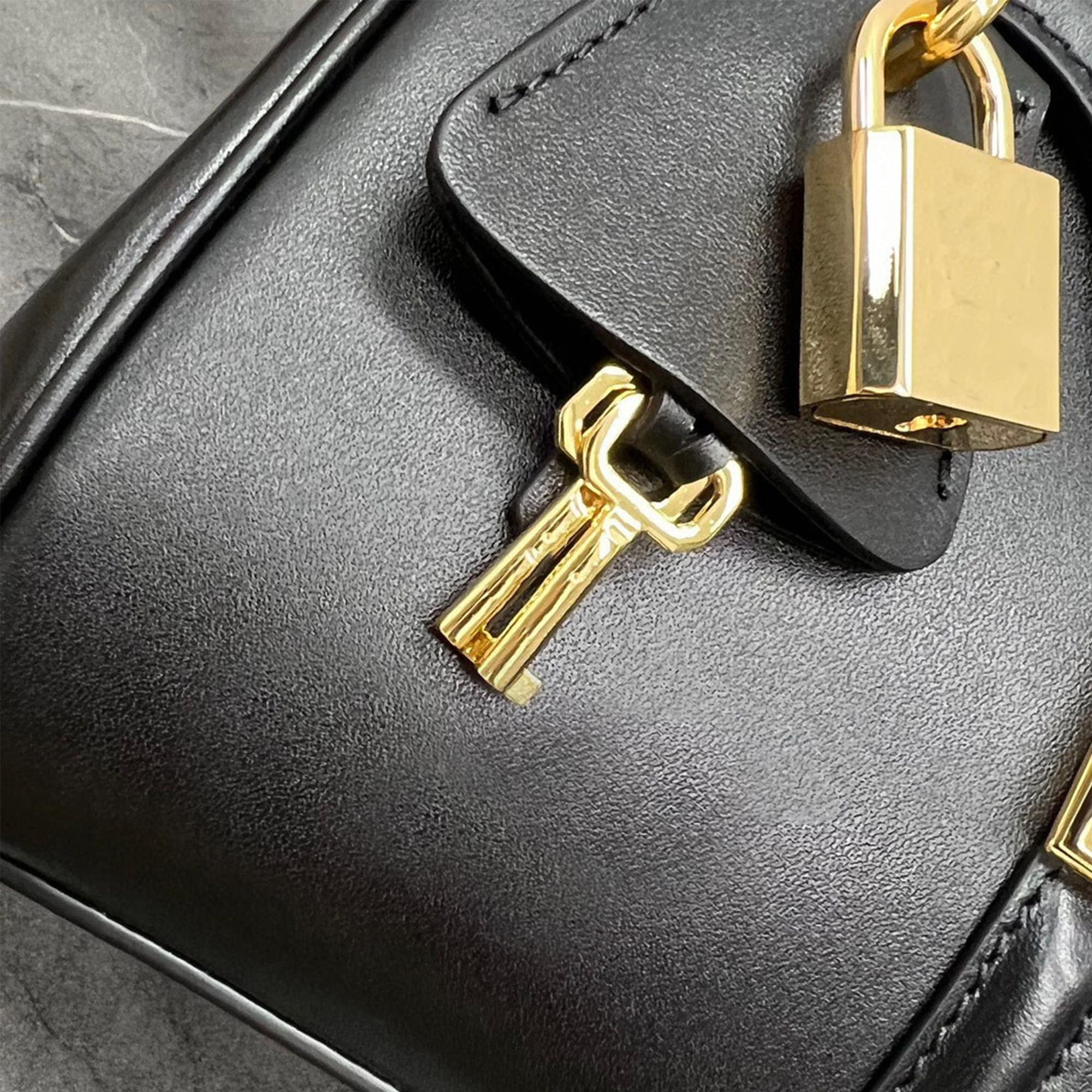 Leather Top Handle Bag, Minimal Women's Handbag, Elegant Leather ...