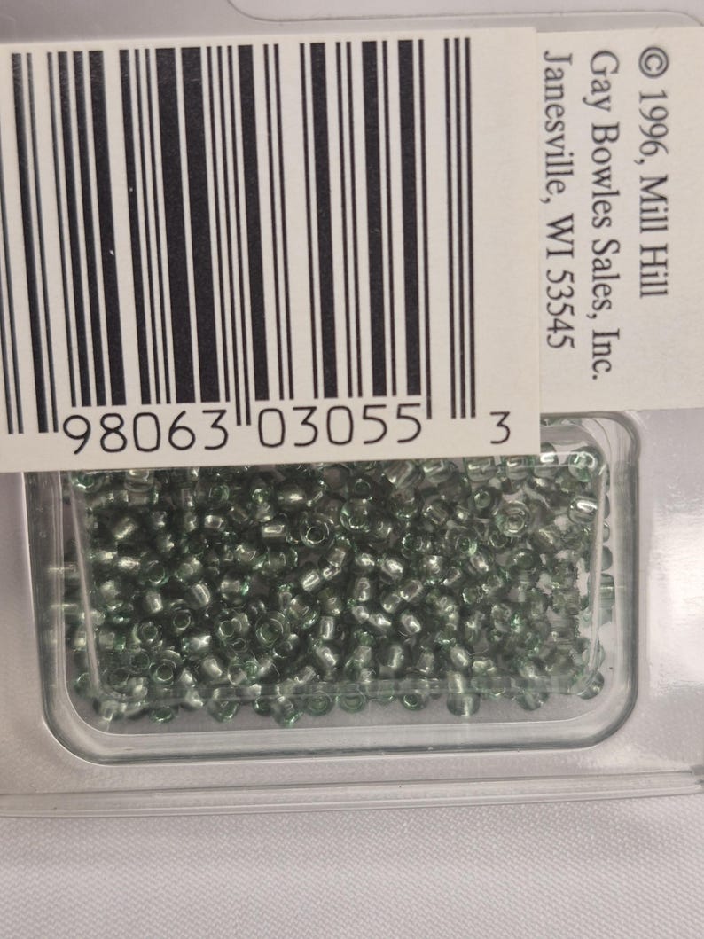 Vintage 1 Pack of Mill Hill Glass Seed Beads Size 11 - NIB From 1990s ...