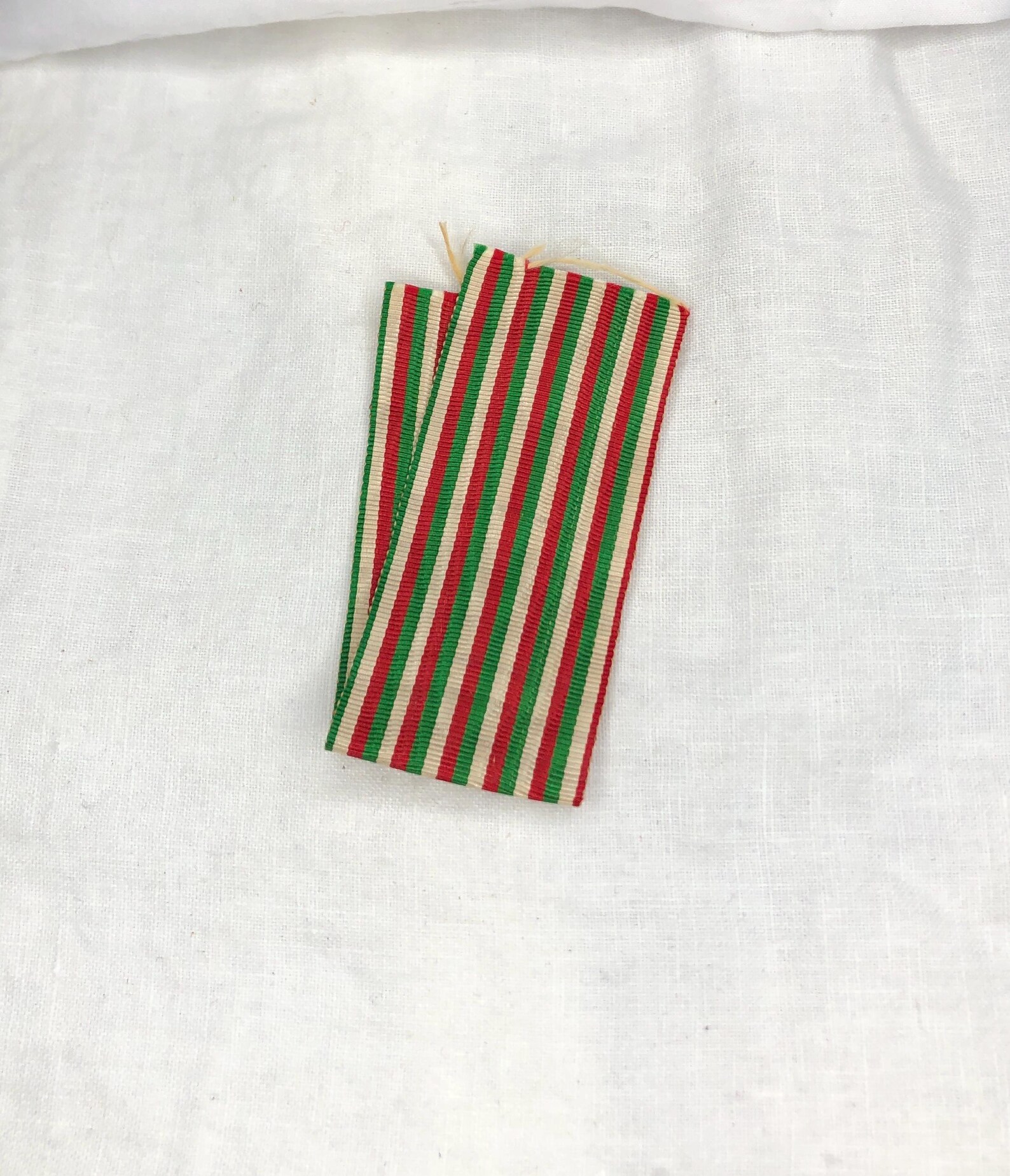 Antique WWI Itailian Army Military Service Metal Ribbon 1915 1918 Green ...