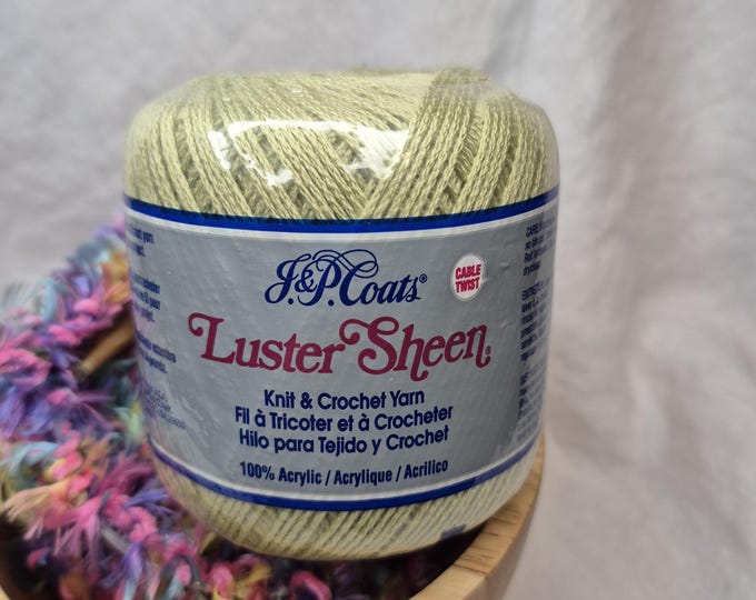 1 Skein of Luster Sheen Thread From J&P Coats - Acrylic - Thread Weight ...