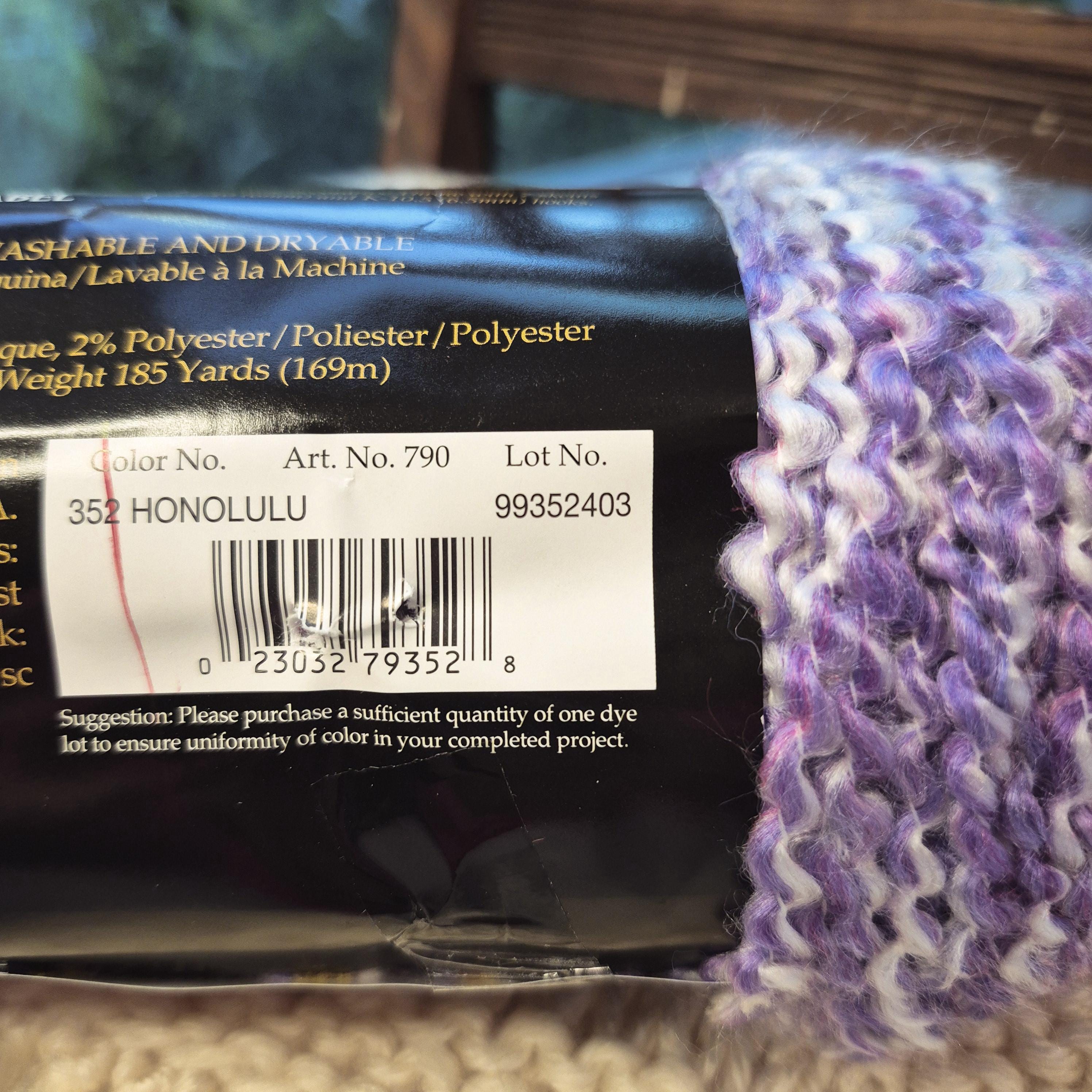 Lion Brand Homespun Yarn: Bulky Acrylic Blend, Honolulu, Chili - Etsy