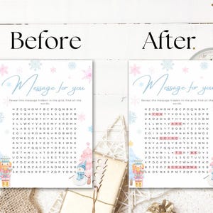 Gender Reveal Word Search Activity, Baby Shower Game - Boy or Girl ...