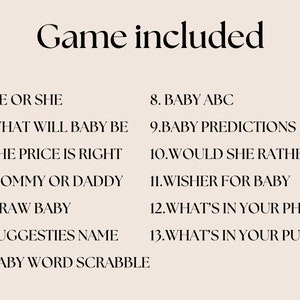 Cloud Gender Reveal Games Set | Baby Shower Party (canva Templates) - Etsy