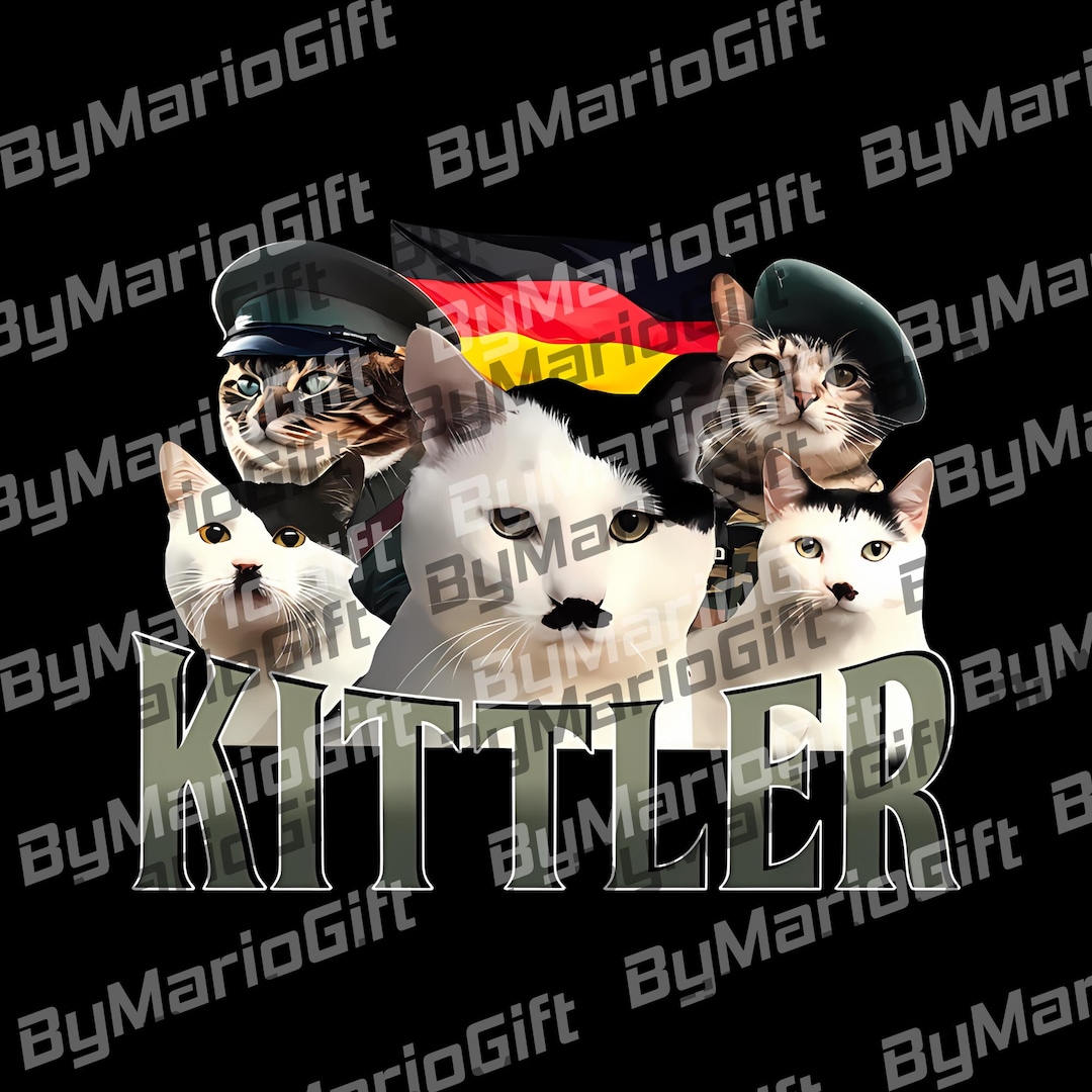 Funny Kittler Cat Expression Pack PNG, Cat Gangster Meme Sublimation ...