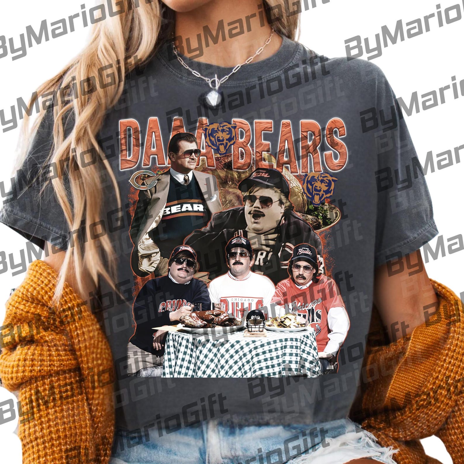 Daaa Bears Bootleg Tribute PNG, Classic Retro Inspired SVG, Chicago ...