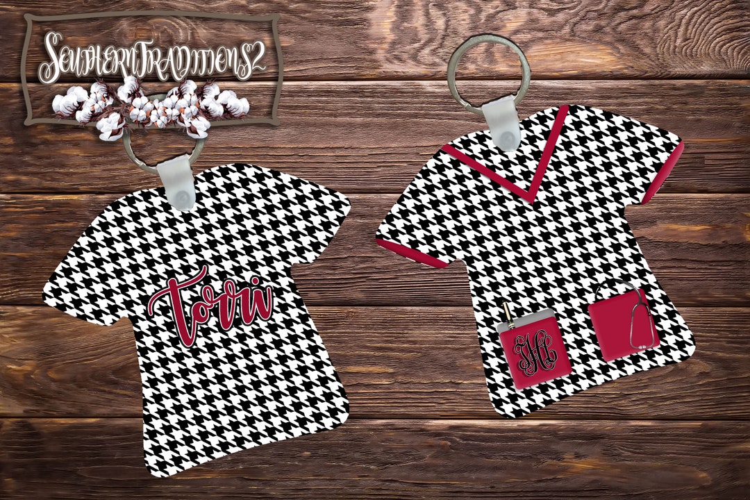 Nurse Scrub Keychains - Halebound Blank Design Instand Download ...