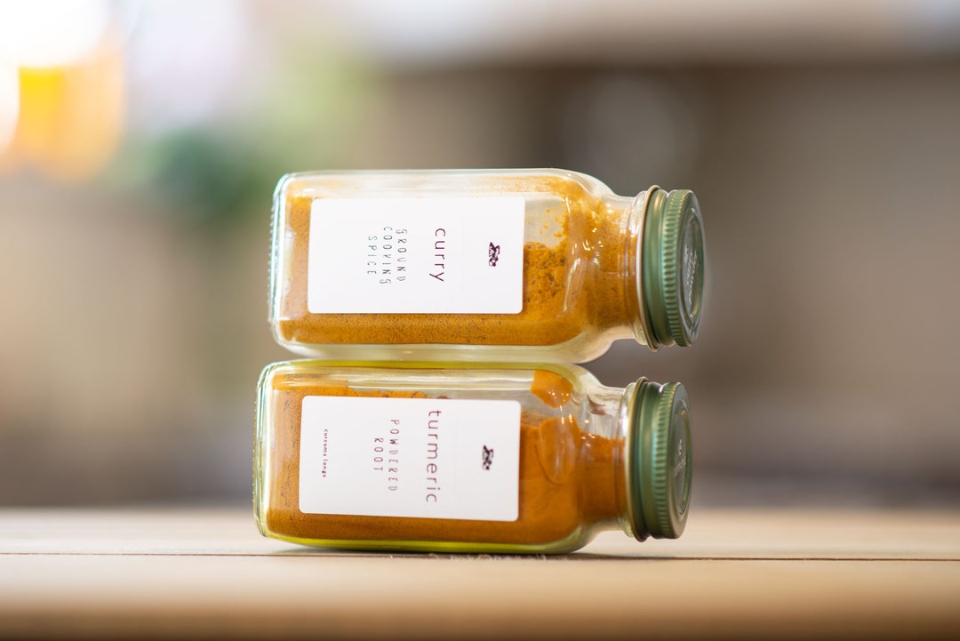 Spice Jar Labels Rectangle or Square Custom Sizes Water - Etsy