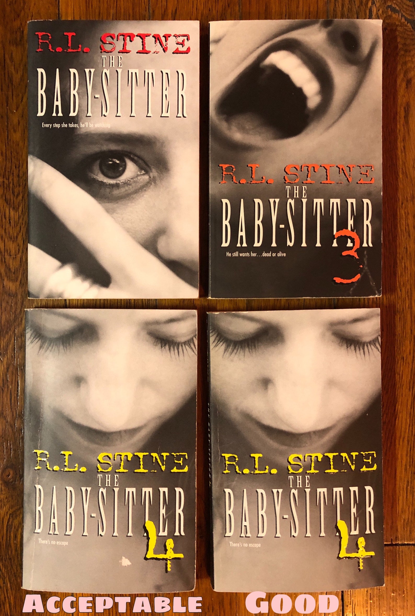 CHOOSE ONE Babysitter Series Books 1-4 by RL Stine Fear Street | Etsy
