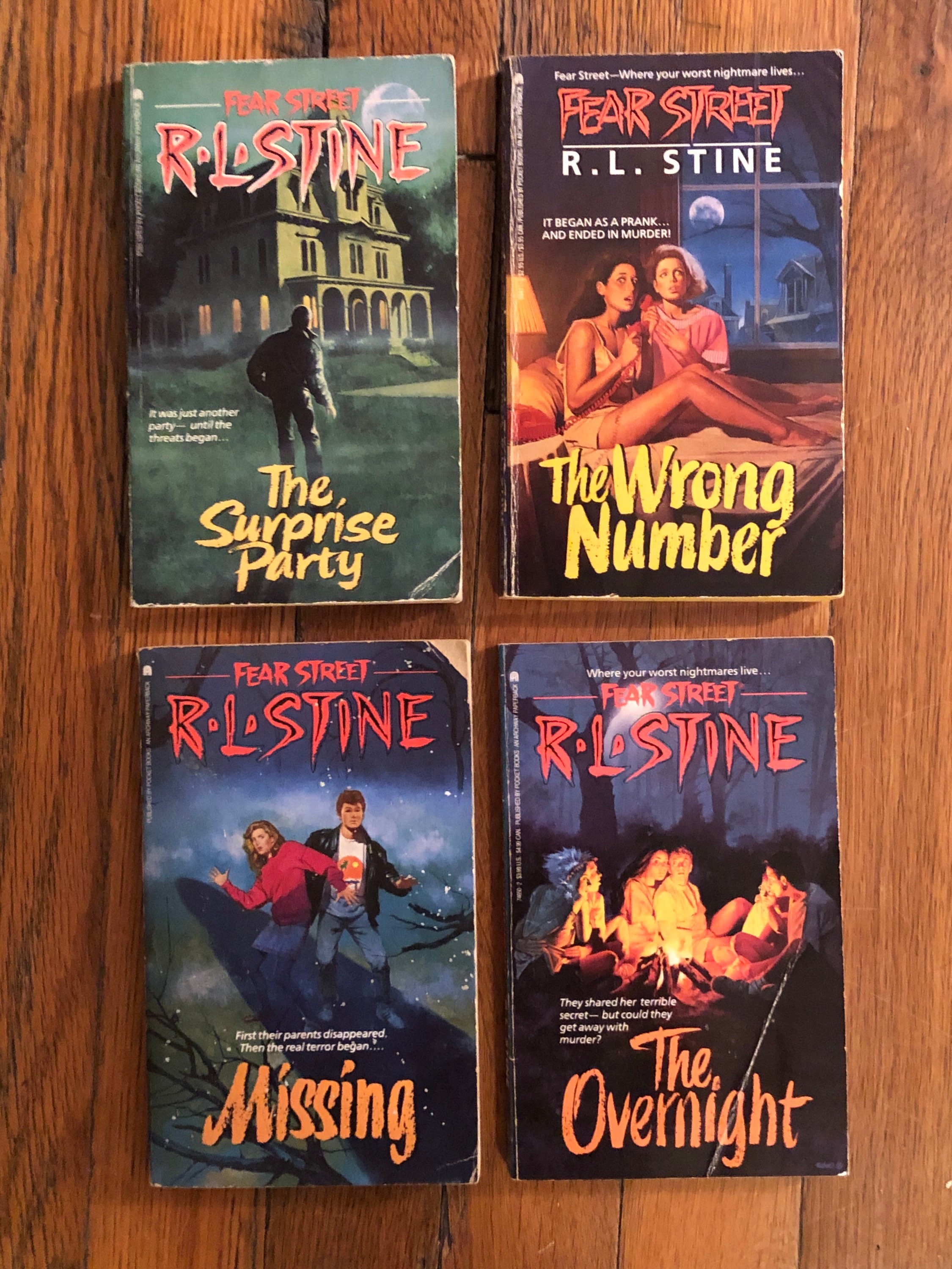 Fear Street 1-5 Original Series Books by RL Stine New Girl | Etsy