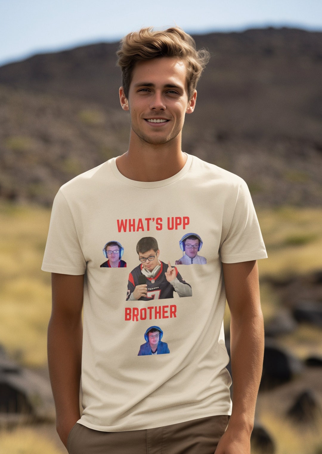 Sketch Streamer-"what's up Brother"_ Unisex Ultra Cotton - Etsy